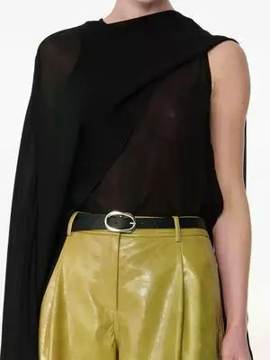 TOCCIN Draped Asymmetric-panel Top
