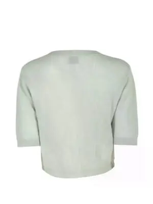 Le Kasha Fano Cropped Short-sleeve Cardigan