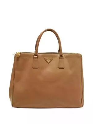 Prada Executive Double-zip Tote Bag - Brown