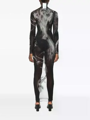 JEAN PAUL GAULTIER Crew Neck Long-sleeve Maxi Dress