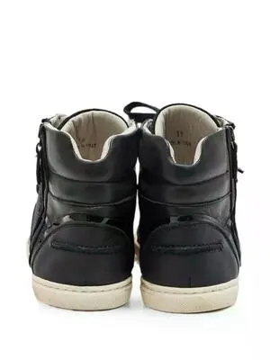 LANVIN Leather Hi-top Sneakers