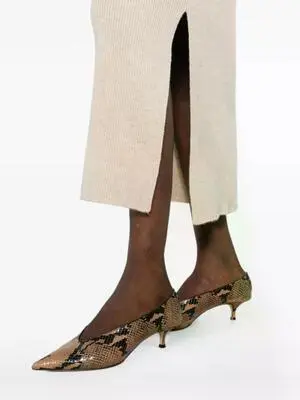 Eric Bompard Ribbed-knit Side-slit Midi Skirt
