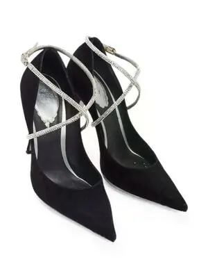 Rene Caovilla Twista Crystal-embellished Pumps