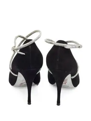 Rene Caovilla Twista Crystal-embellished Pumps