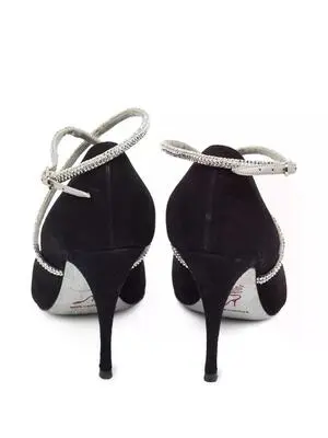 Rene Caovilla Twista Crystal-embellished Pumps