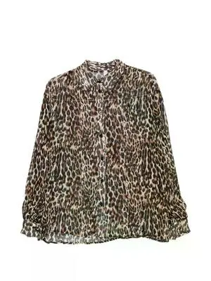 Imperial Leopard-print Button-down Shirt - Brown