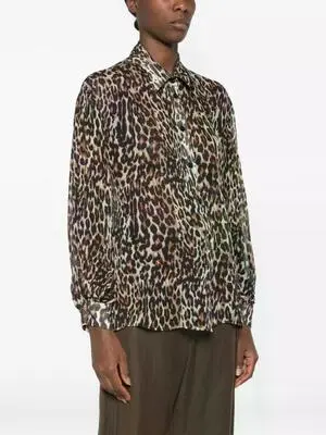 Imperial Leopard-print Button-down Shirt