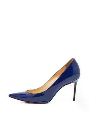 CHRISTIAN LOUBOUTIN Pigalle Patent Leather Pumps - Blue