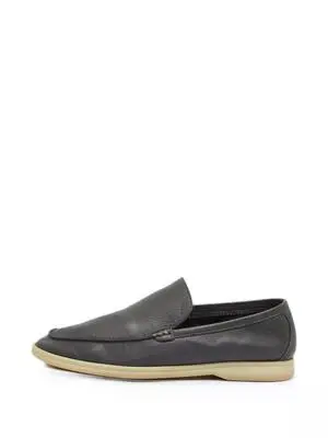 Loro Piana Summer Walk Loafers - Grey