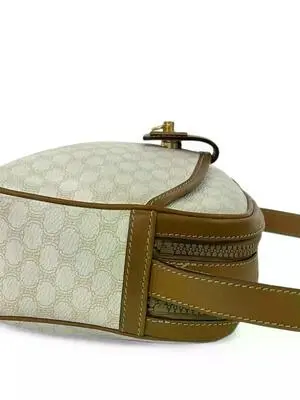 Celine 2010 Triomphe Coated Canvas Crossbody Bag