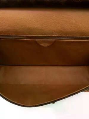 Celine 2013 Macadam Coated Canvas Satchel