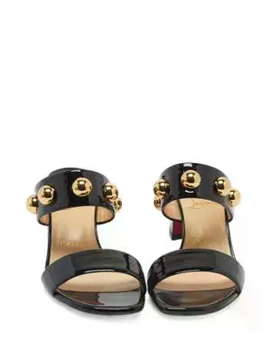 CHRISTIAN LOUBOUTIN Simple Billi Studded Block-heeel Sandals
