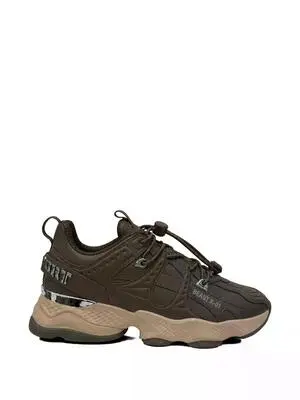 PLEIN SPORT Beast X-01 Panelled Sneakers - Brown