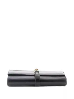 Gucci Jackie 1961 Continental Chain Wallet Leather Crossbody Bag - Black