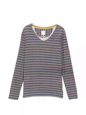 PIP STUDIO Striped Long-sleeve Top - Blue