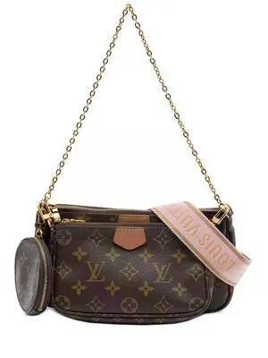 LOUIS VUITTON 2020 Monogram Multi Pochette Accessoires Satchel - Brown