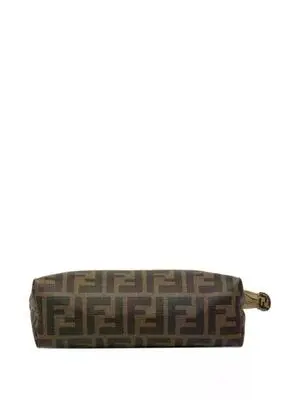 Fendi Zucca And Zucchino Coated Canvas Cosmetic Pouch