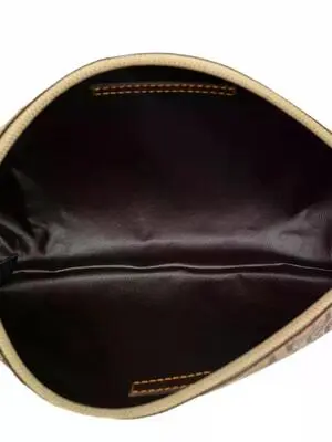 Fendi Zucca And Zucchino Coated Canvas Cosmetic Pouch