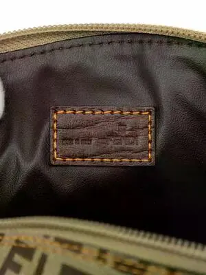 Fendi Zucca And Zucchino Coated Canvas Cosmetic Pouch