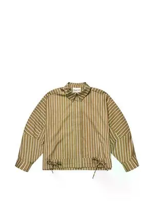 Munthe Loasta Striped Drawstring Shirt - Neutrals