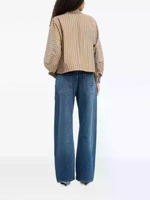 Munthe Loasta Striped Drawstring Shirt