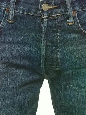 Polo Ralph Lauren Distressed Straight-fit Jeans
