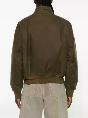 Barbour Corduroy-trim Zip-fastening Jacket - Green