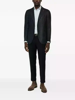 BRIGLIA 1949 Pressed-crease Turn-up Trousers