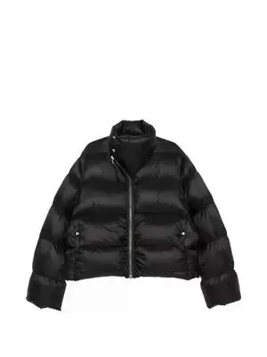 Rick Owens Turtle High-neck Padded Jacket - Black