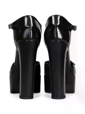 CHANTAL Buckle-detail Platform Pumps