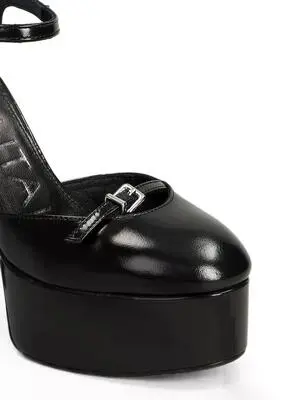 CHANTAL Buckle-detail Platform Pumps
