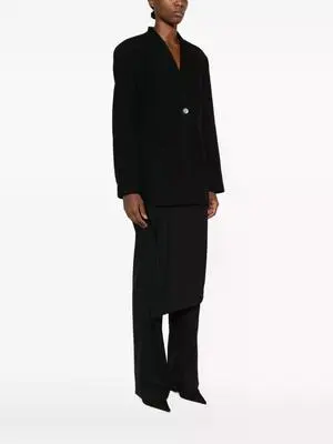 LE SULLY STUDIO Single-breasted Collarless Coat
