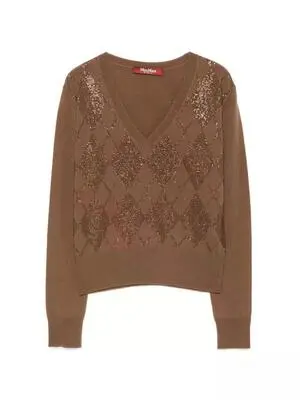 Max Mara V Neck Sweaters For Women