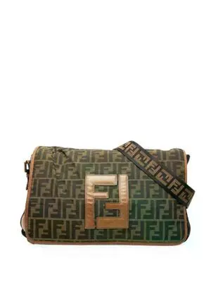 Fendi Zucca Canvas Ff Messenger Bag