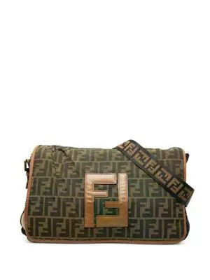 Fendi Zucca Canvas Ff Messenger Bag - Brown
