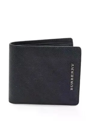 Burberry Logo-plaque Bifold Wallet - Black