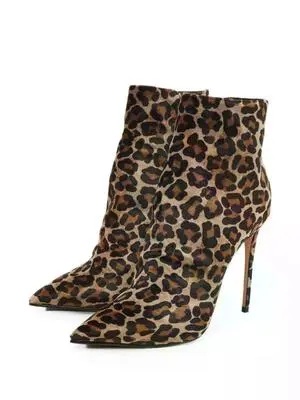 LE SILLA Leopard-print Heeled Ankle Boots