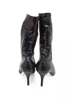 Balenciaga Knife Sequin Ankle Boots