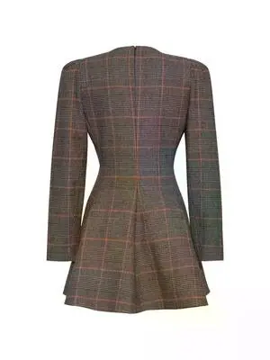 Cara Cara Rizzo Plaid Mini Dress