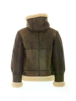 SCHOTT Shearling-lined Leather Jacket