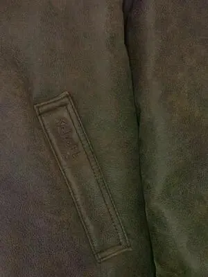 SCHOTT Shearling-lined Leather Jacket