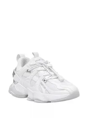 PLEIN SPORT Runner Beast X-01 Panelled Sneakers - White