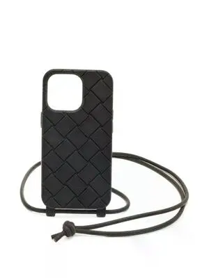 Bottega Veneta Intrecciato Strap Iphone 14 Pro Case