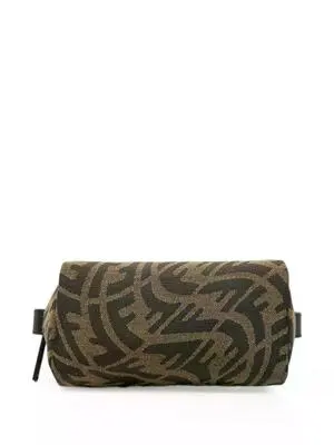 Fendi Sarah Coleman Small Zucca Canvas Vertigo Cosmetic Pouch