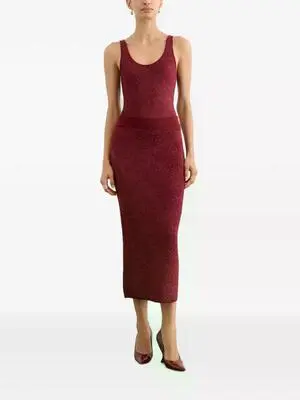TOCCIN Sheila Sequin Embellished Ribbed Top