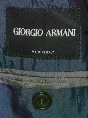 Giorgio Armani Single-breasted Wool Blazer