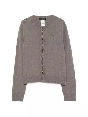 Fabiana Filippi Embellished Cardigan - Grey