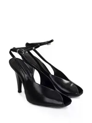 CHANTAL Buckle-fastening Peep-toe Pumps