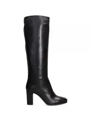 JULIE DEE Block-heel Knee-high Boots - Black