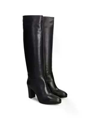 JULIE DEE Block-heel Knee-high Boots
